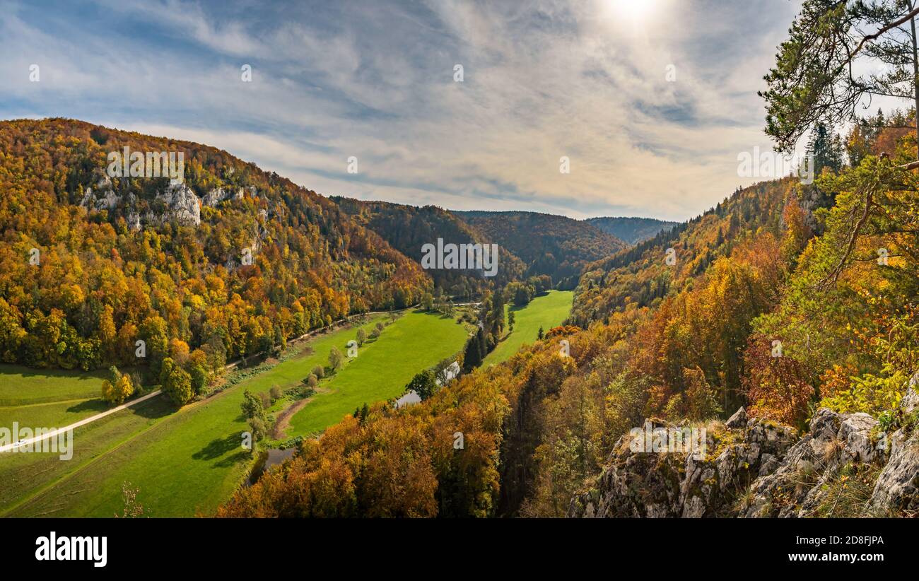Fantastic autumn hike in the beautiful Danube valley at the Beuron ...