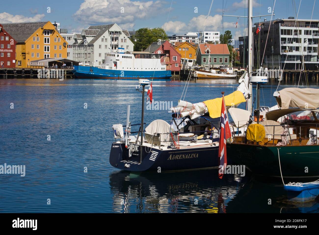 Yacht Marina & Skansen Docks, Tromso City, Troms County, Norway ...
