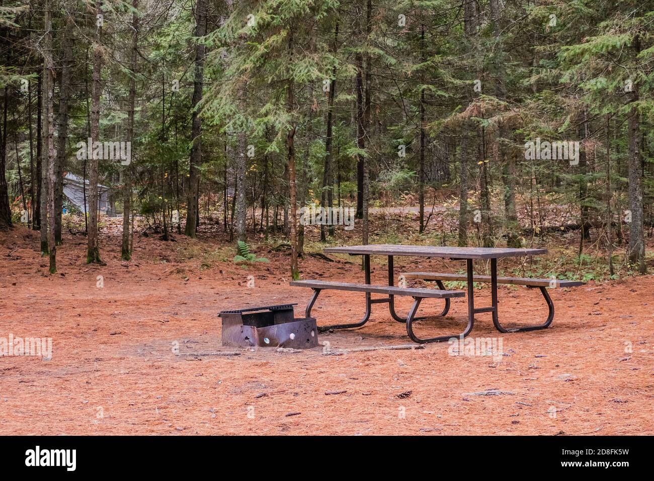 Empty camp ground hi-res stock photography and images - Alamy
