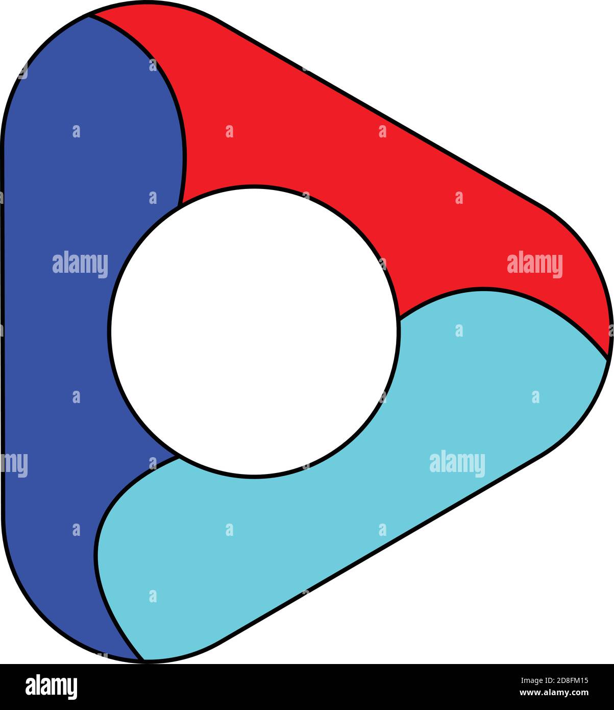 Vector logo concept. Vector logo of trianglw. Vector logo illustration ...