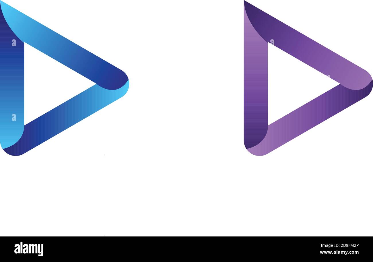 Vector logo concept. Vector logo of trianglw. Vector logo illustration ...