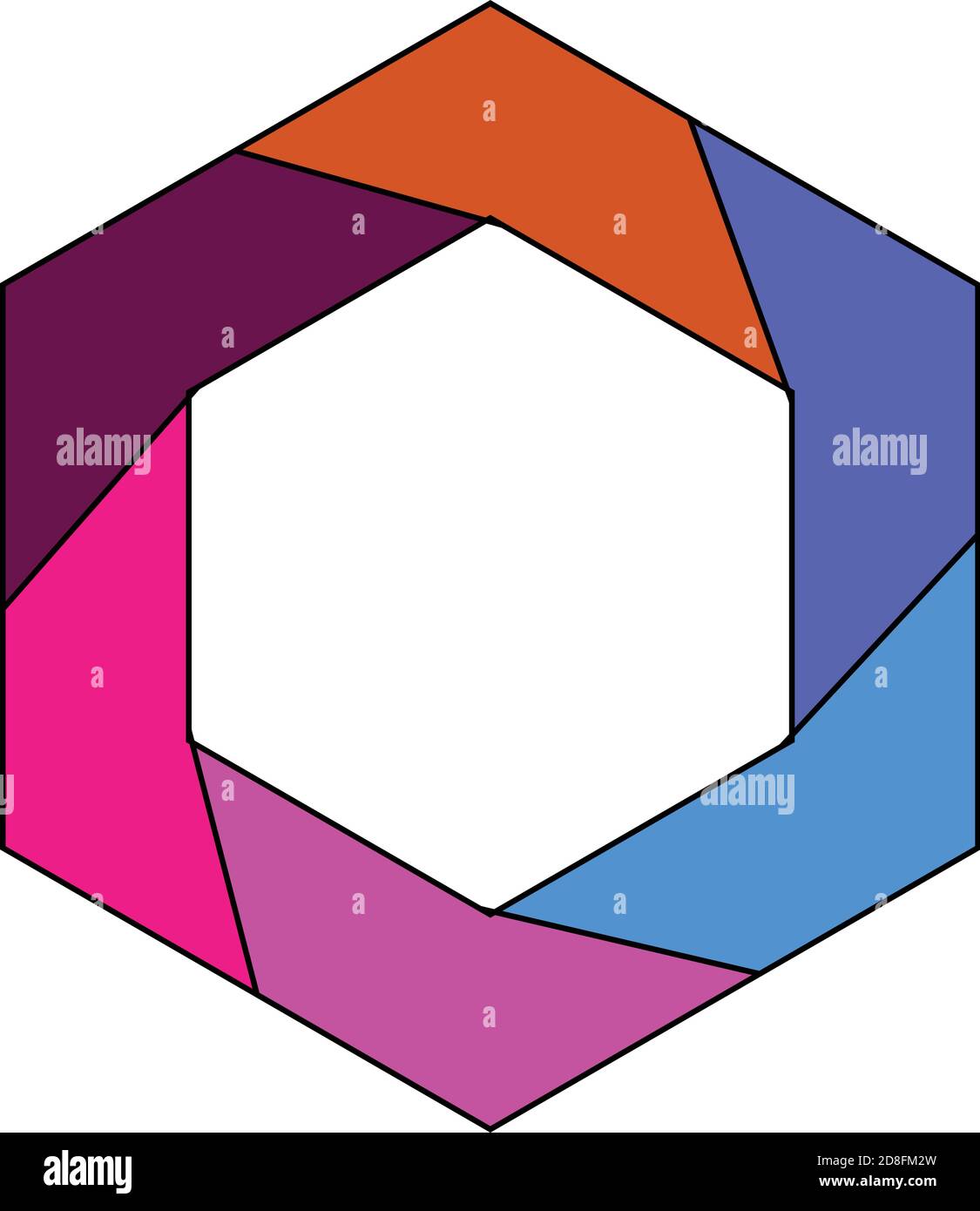 Hexagonal spiral hi-res stock photography and images - Alamy