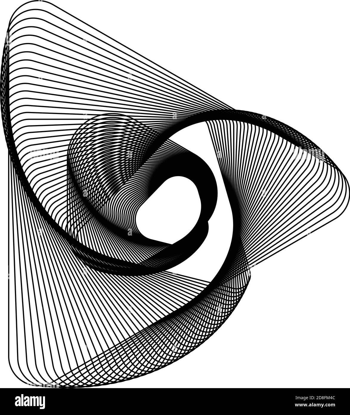 Abstract gematric line art isolate on white background. Vector ...