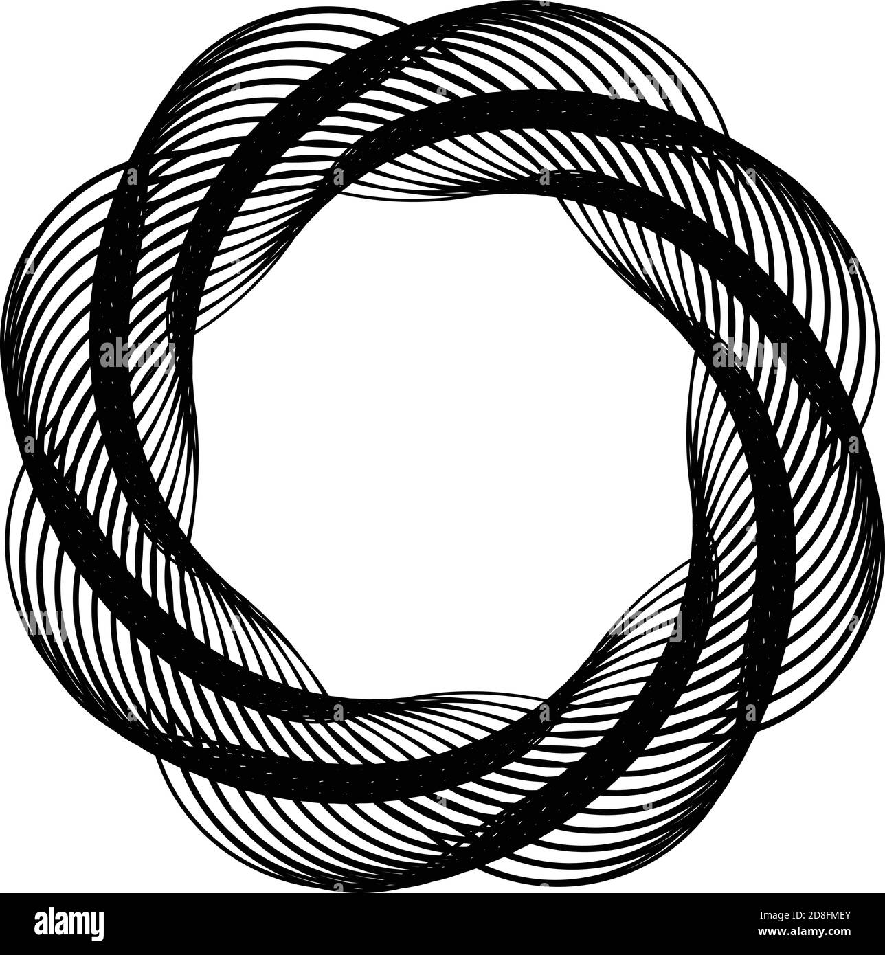 Abstract gematric line art isolate on white background. Vector ...