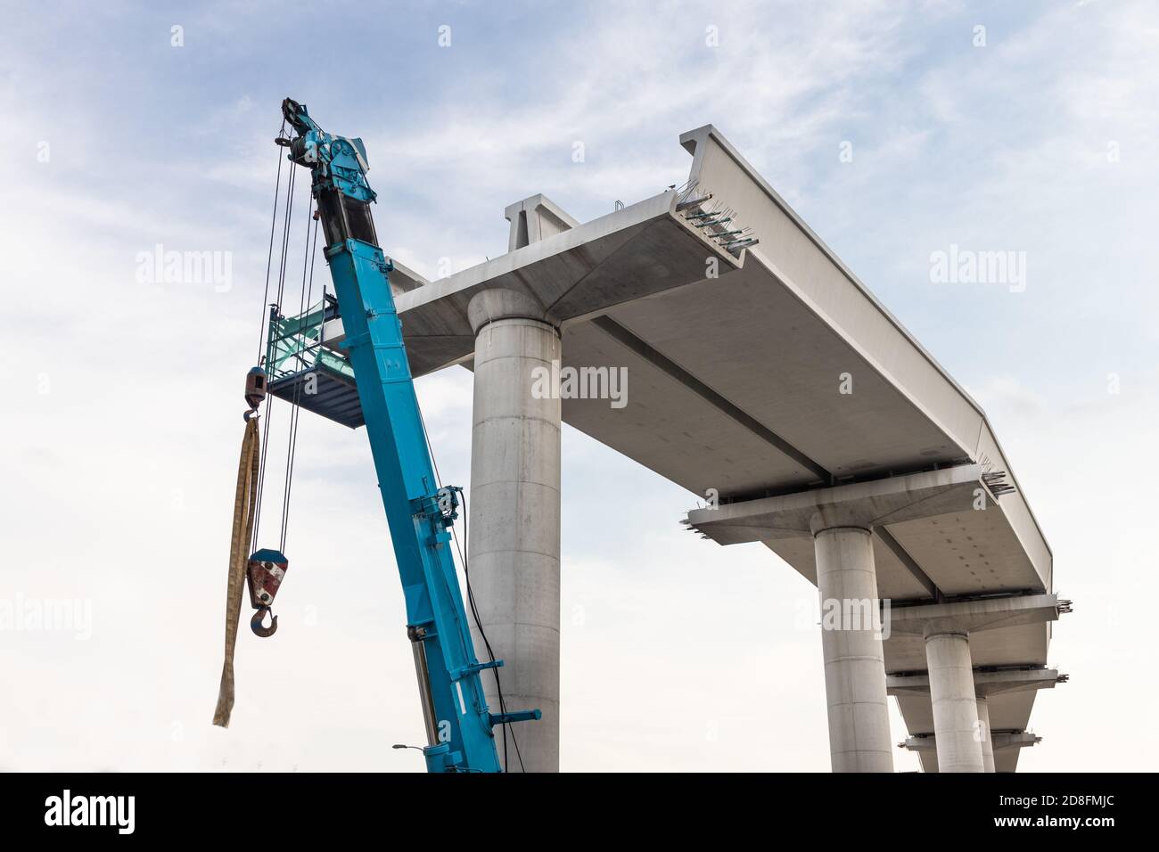 Construction of mass light rail transit track infrastructure in ...