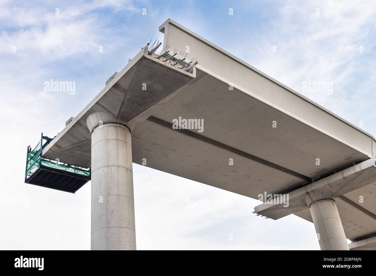 Construction of mass light rail transit track infrastructure in ...