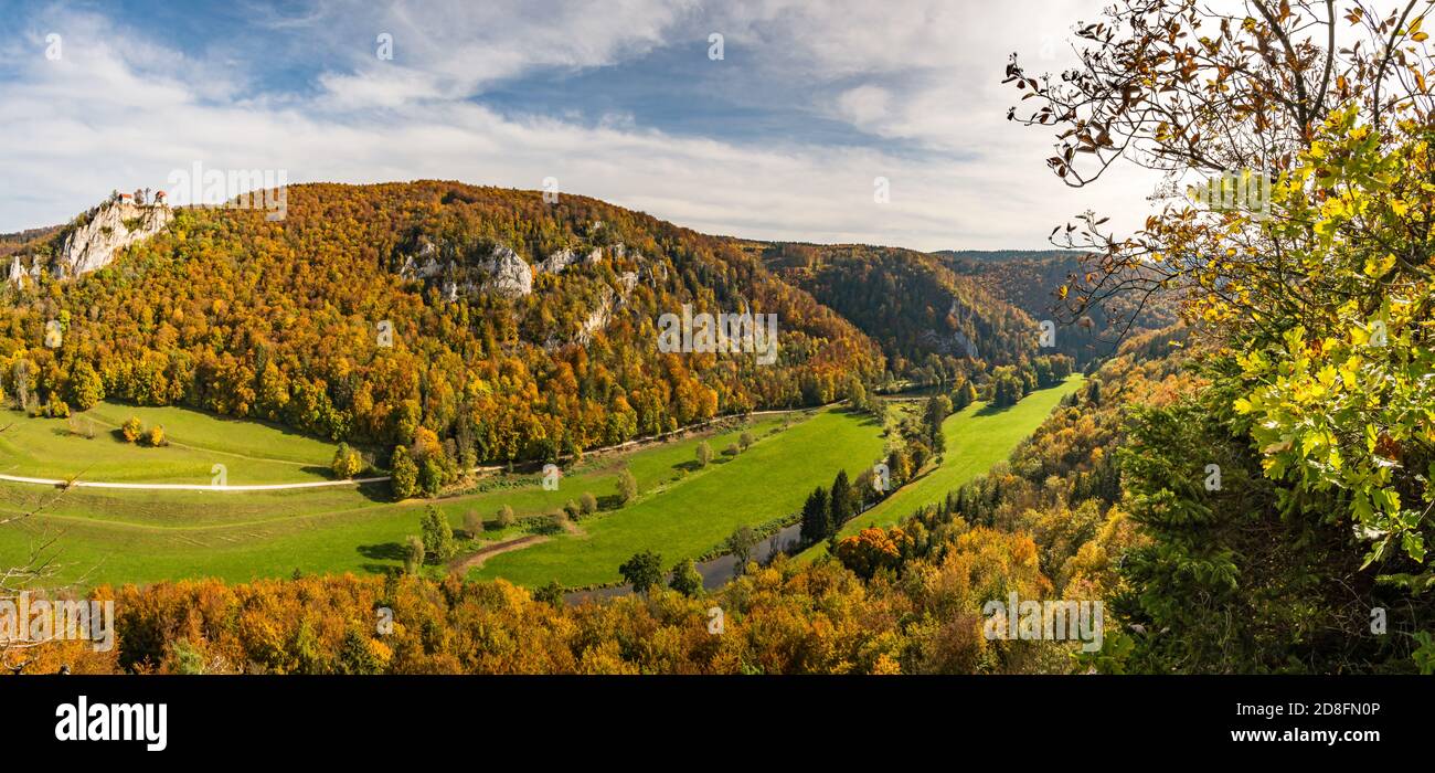 Fantastic autumn hike in the beautiful Danube valley at the Beuron ...