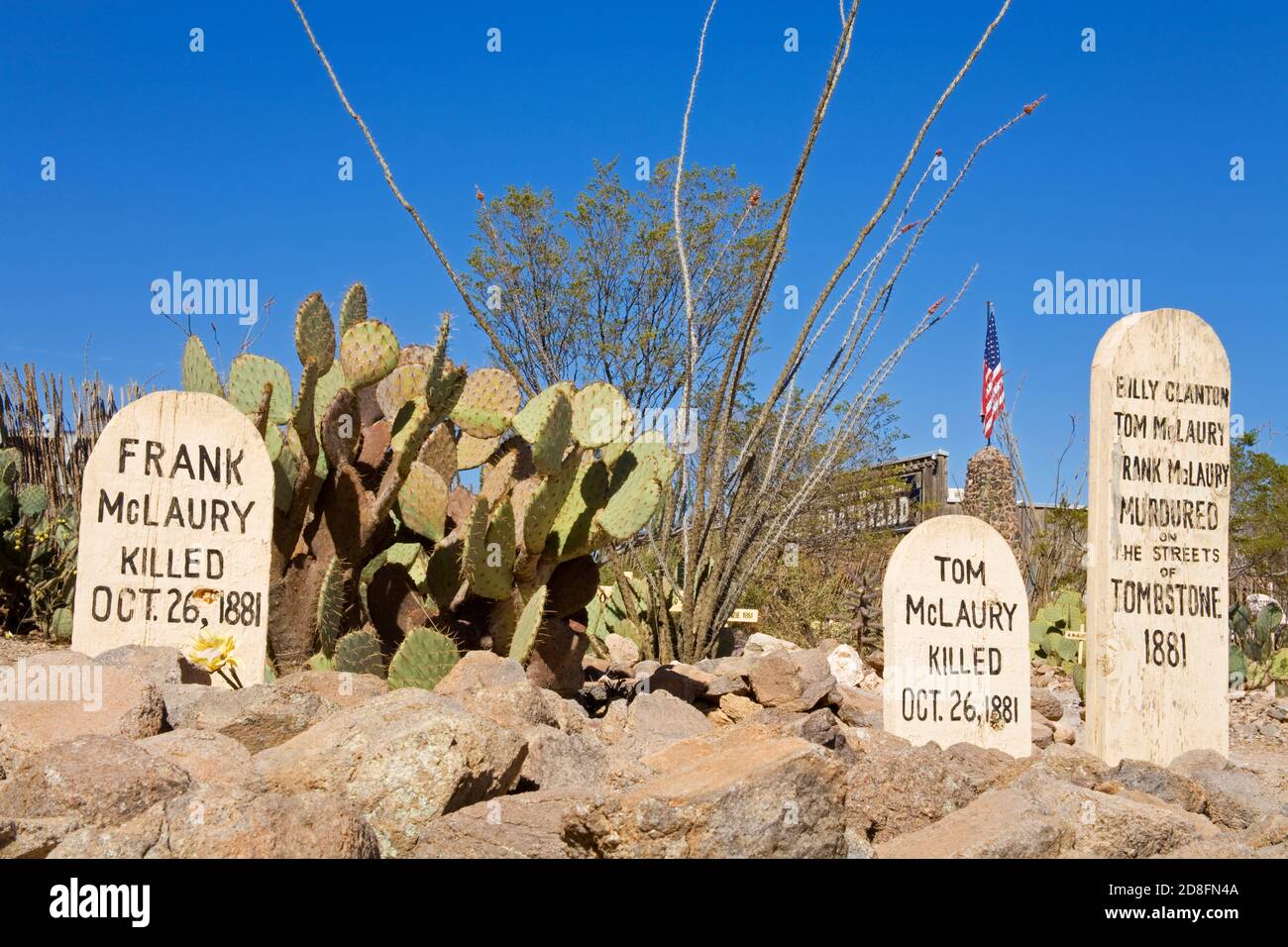 Boothill Graveyard, Tombstone, Cochise County, Arizona, USA Stock Photo ...