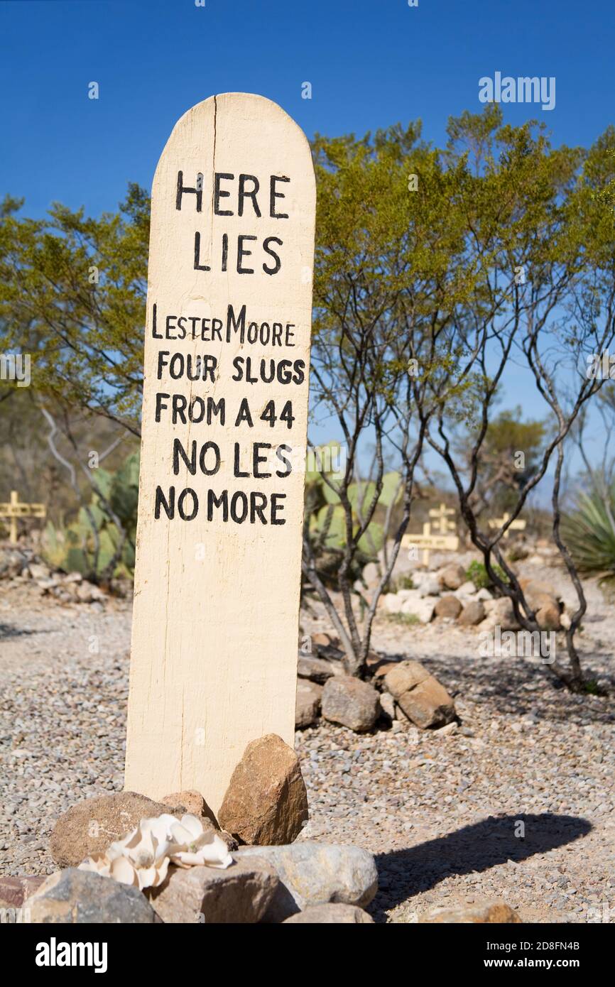 Boothill cemetery hi-res stock photography and images - Alamy