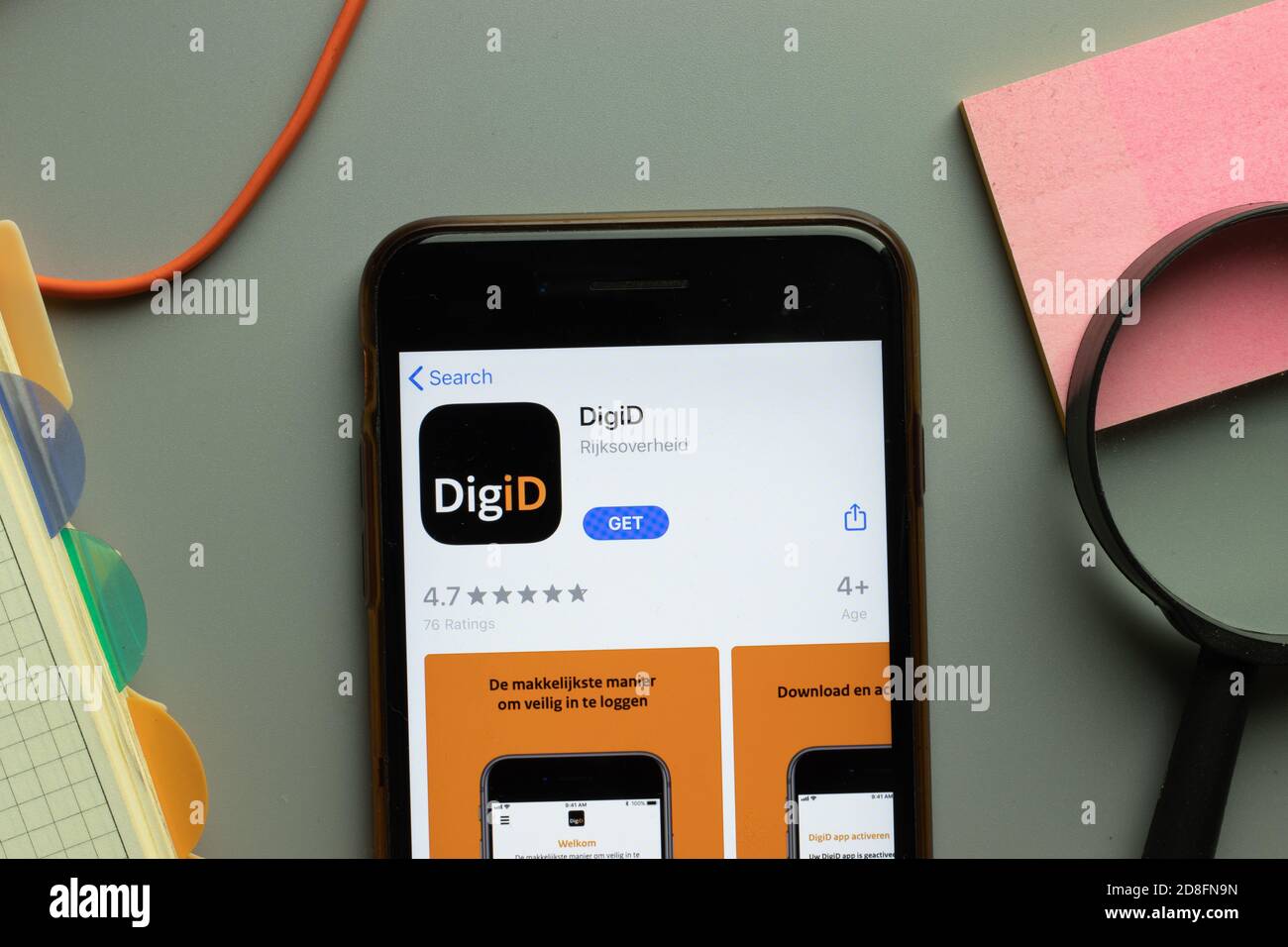 Digid app hi-res stock photography and images - Alamy