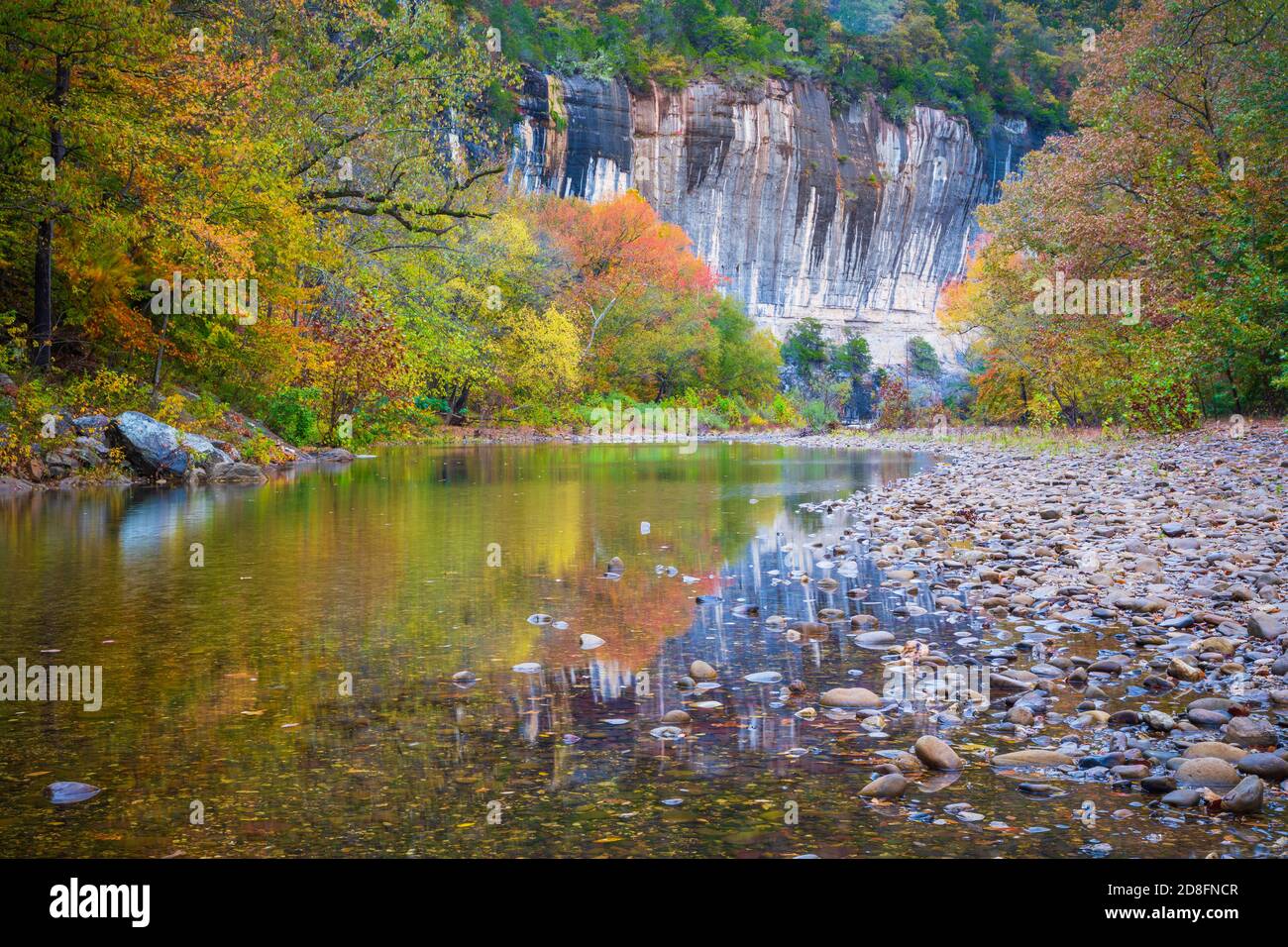 Rourk Bluff on the Buffalo National River in Arkansas Stock Photo - Alamy