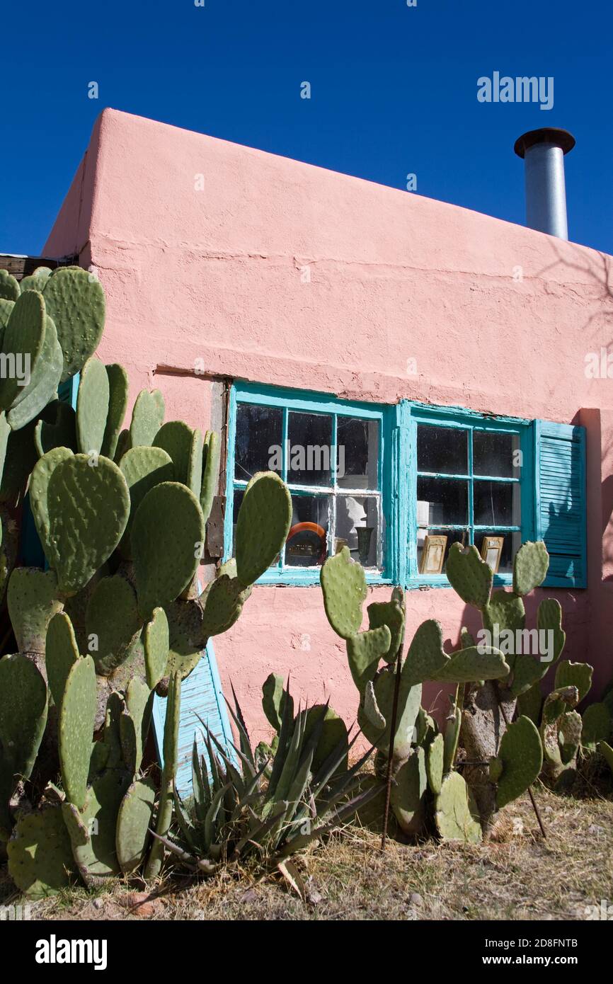 Prickly Pear Cactus & Window, Tubac, Greater Tucson Region, Arizona ...