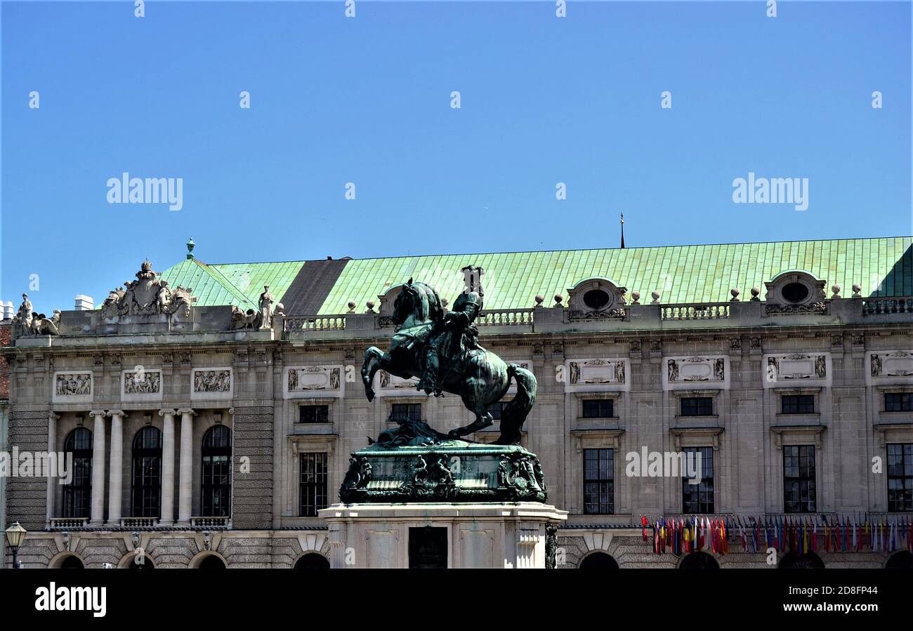 Imperial monument of ancient Vienna, Austria. Imperial monument of ...