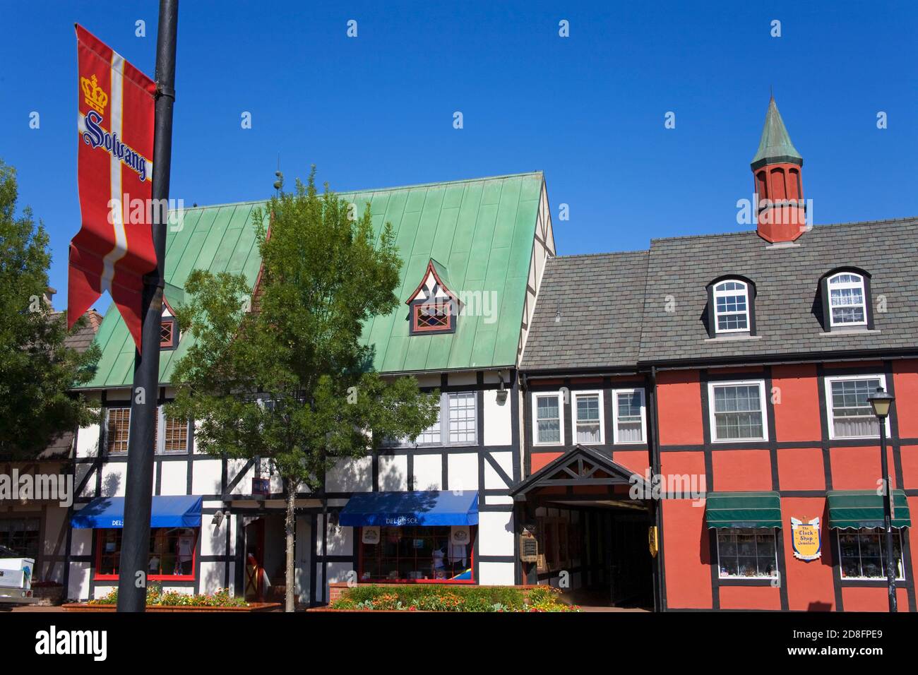Danish Architecture on Alisal Road, Solvang, Santa Barbara County ...