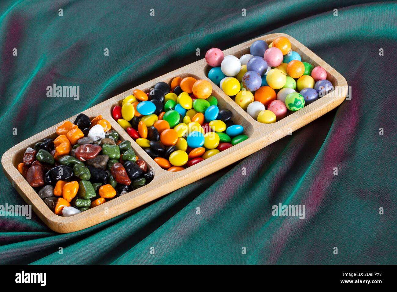 multicolor sugar coated chocolates background Stock Photo - Alamy