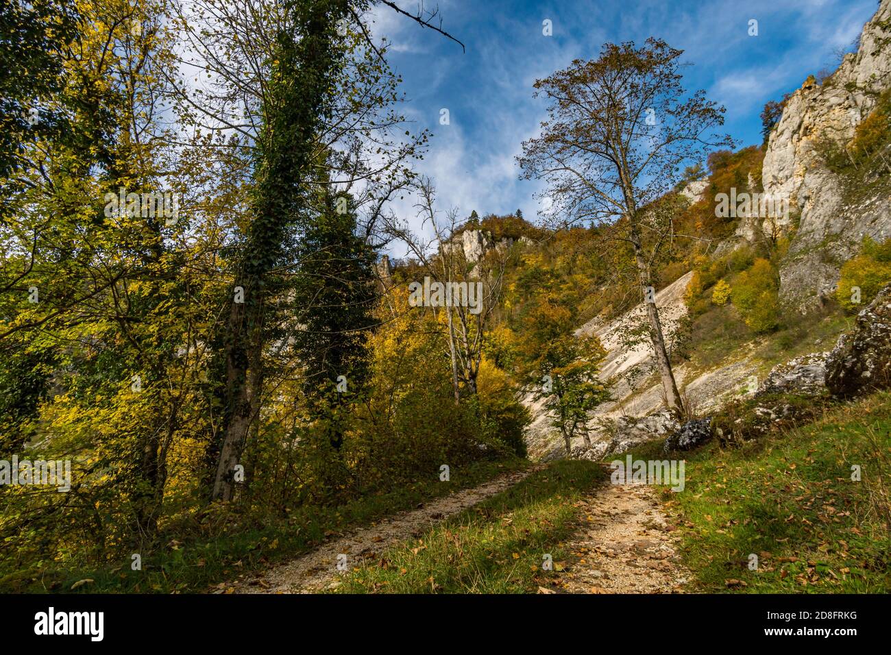 Fantastic autumn hike in the beautiful Danube valley at the Beuron ...