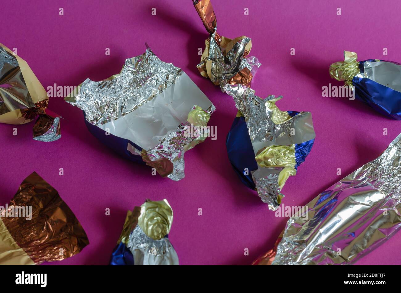 Crimpled Candy Wrapper