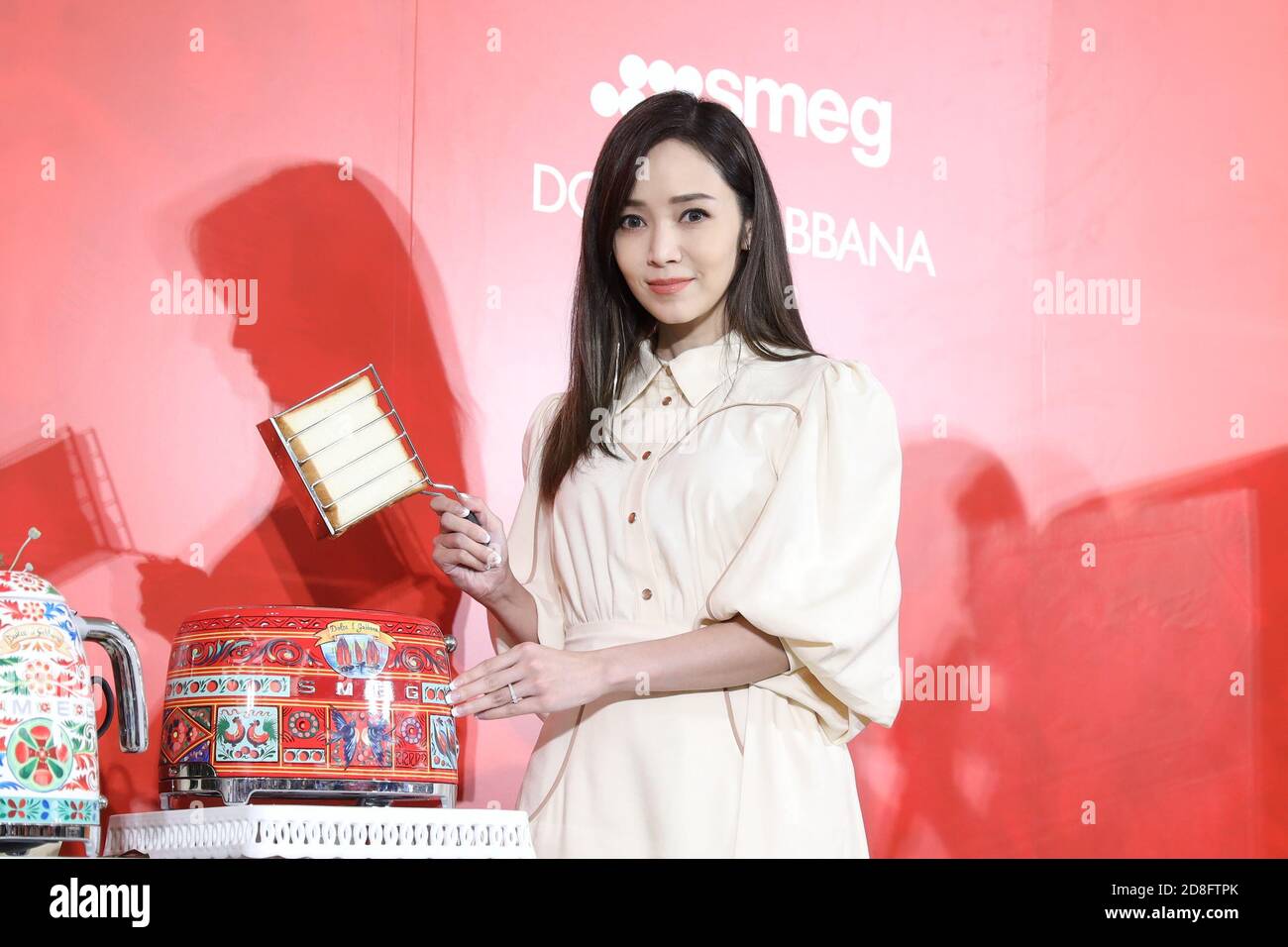 Taiwanese former news anchor Patty Hou attends an activity in Taipei ...