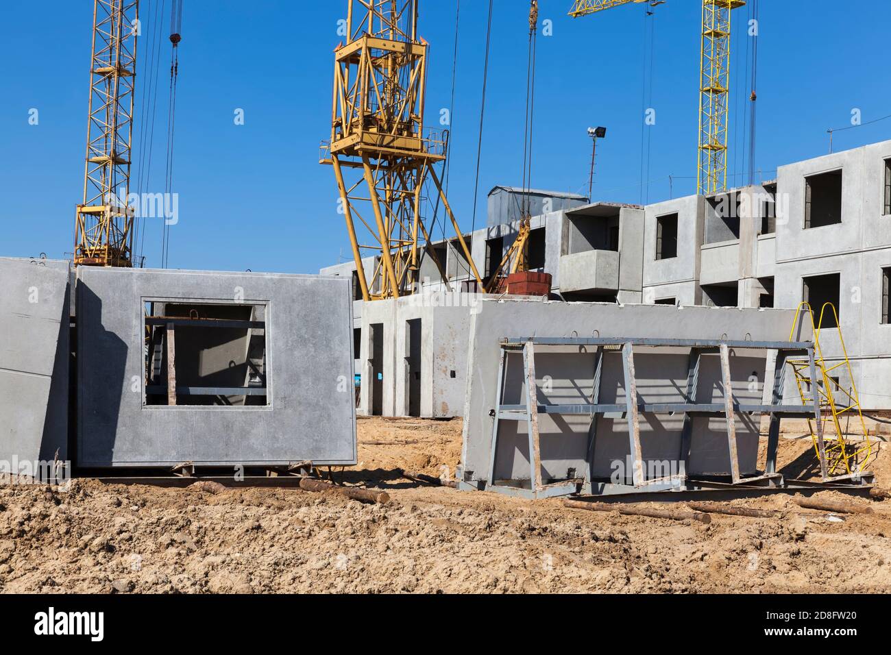 construction of apartment buildings Stock Photo - Alamy