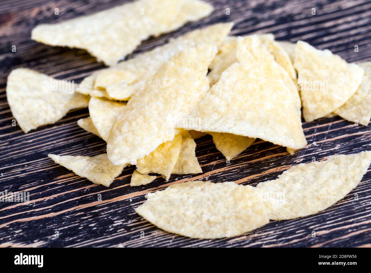 broken potato chips Stock Photo - Alamy