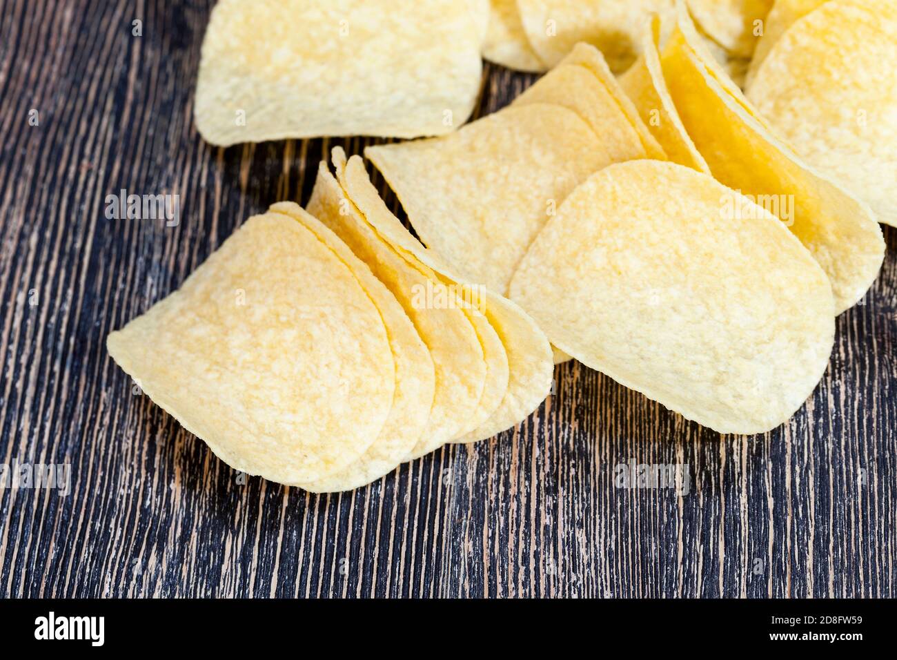 Salty ribbed potato chips hi-res stock photography and images - Alamy