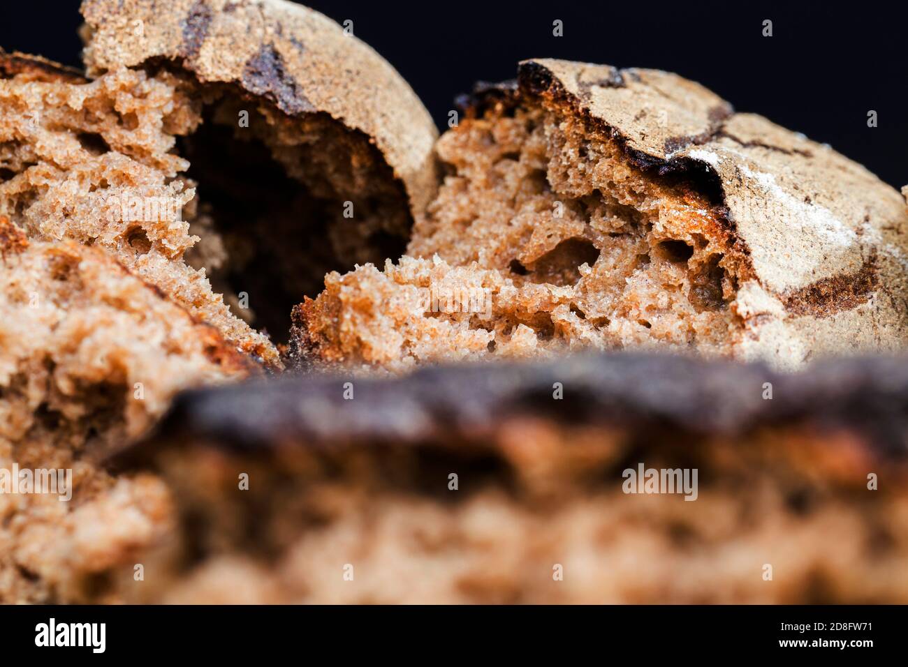 dark bread with a crisp crust Stock Photo - Alamy