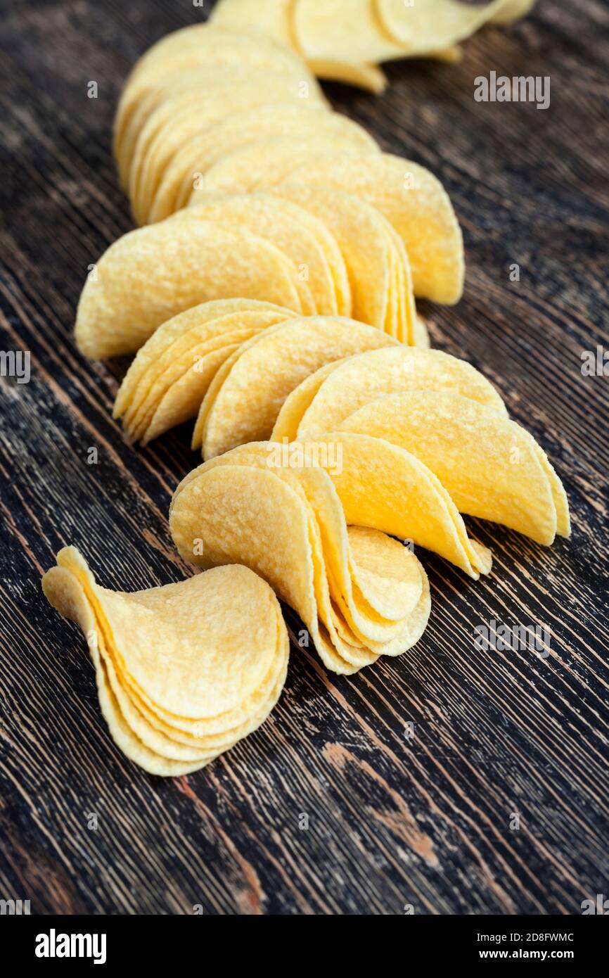 real potato chips Stock Photo - Alamy