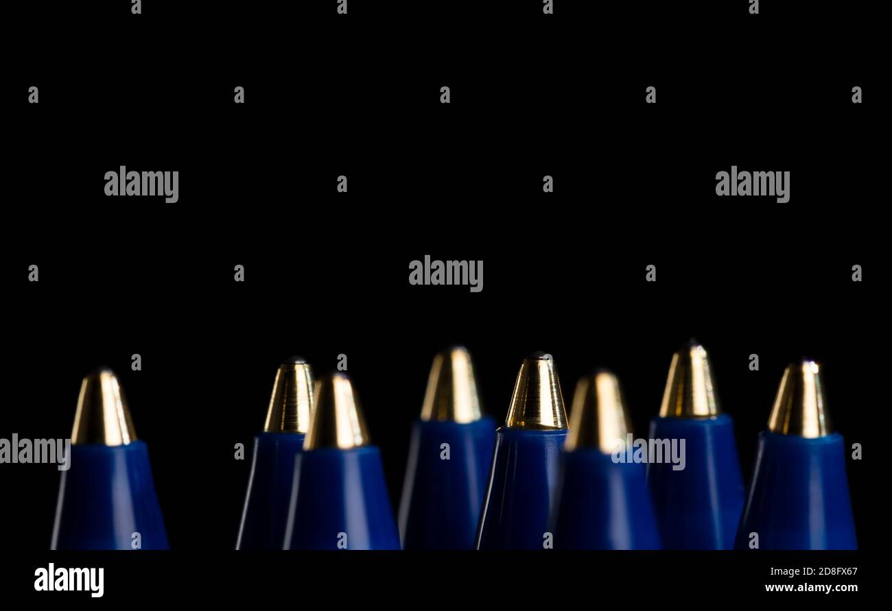 the metal tip of a ballpoint pen Stock Photo - Alamy