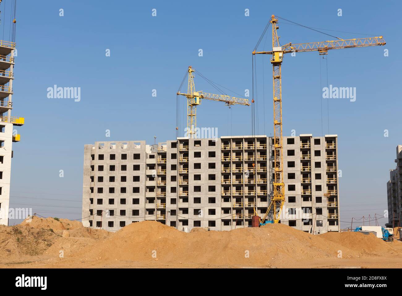 construction of residential buildings Stock Photo - Alamy