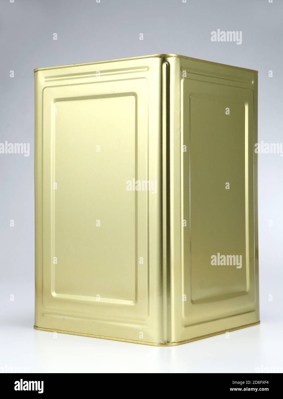 industrial oil tin container plain Stock Photo - Alamy