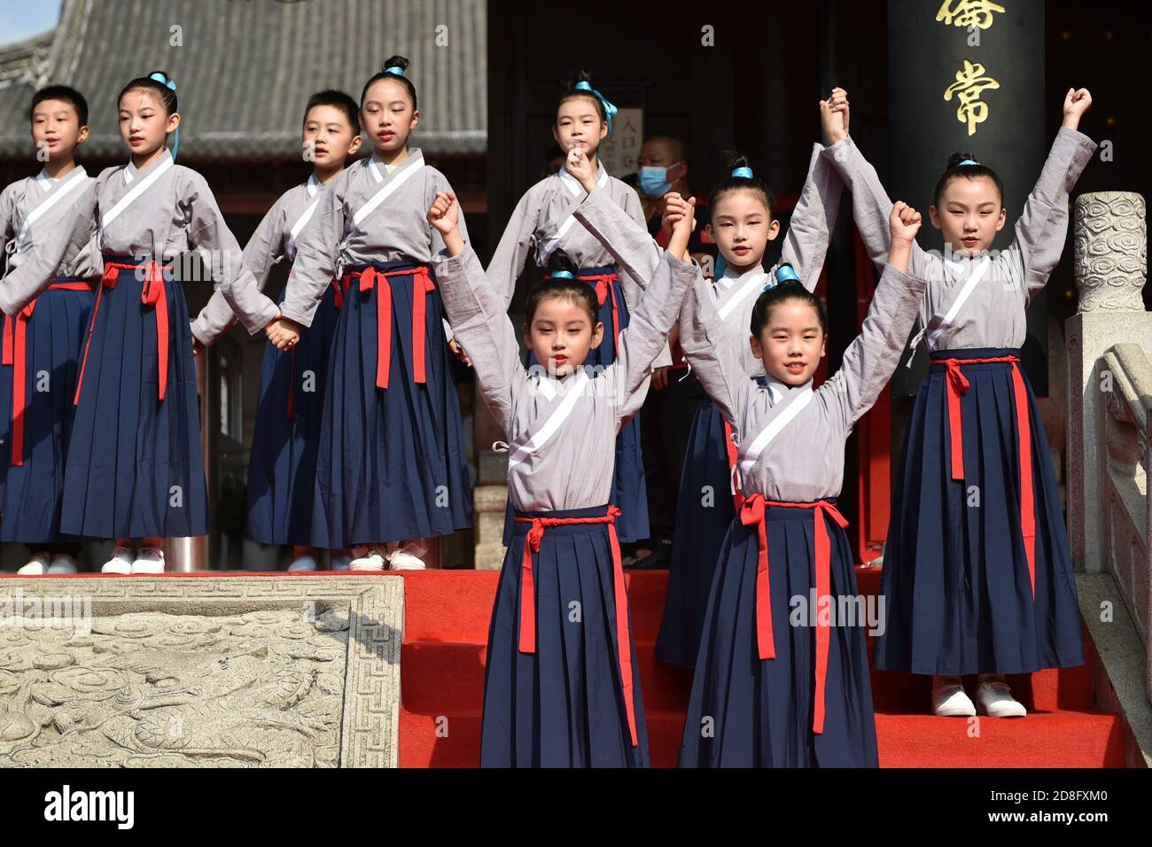 Descendants of Confucius, a Chinese philosopher and politician of the ...