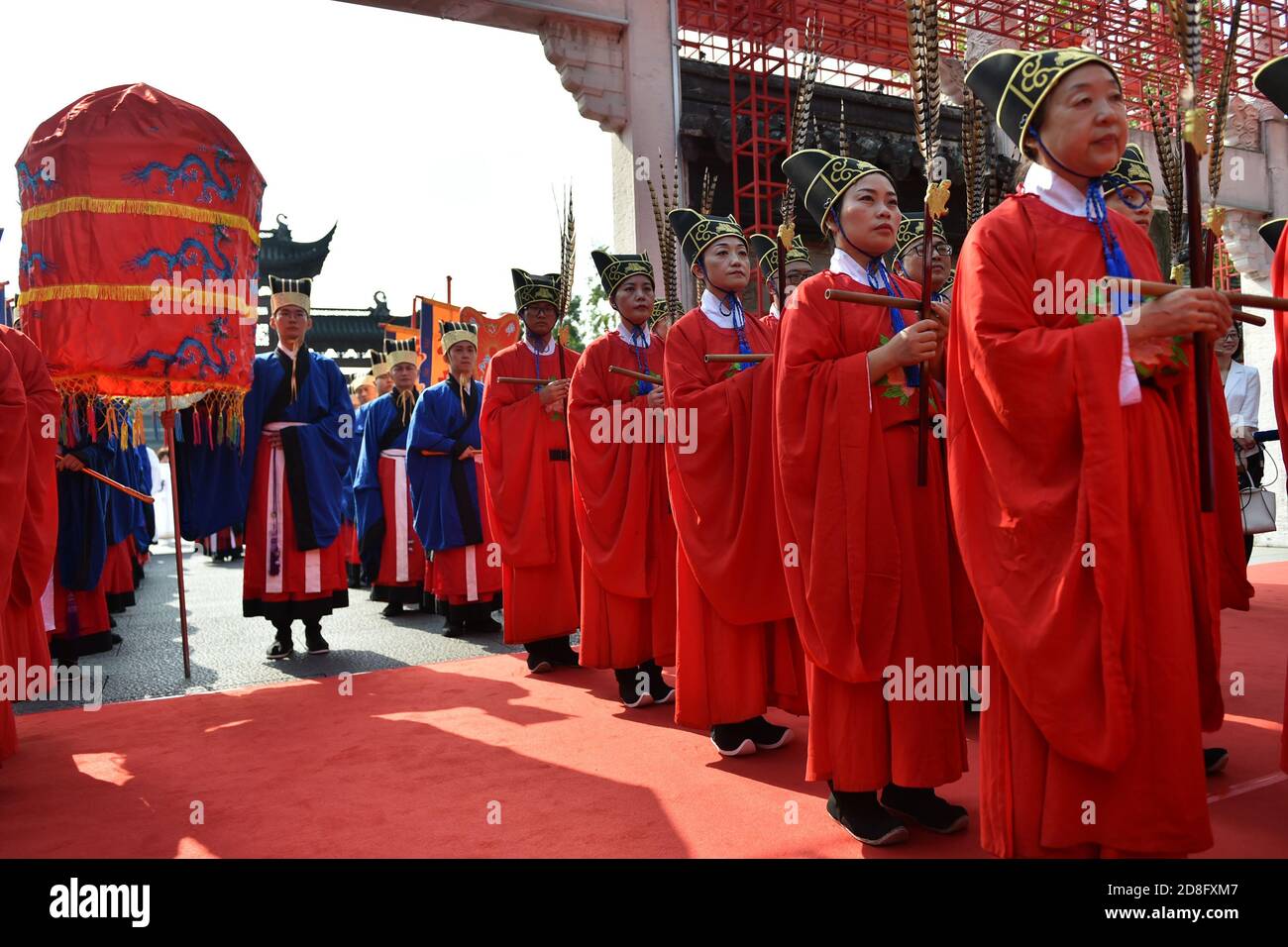 Descendants of Confucius, a Chinese philosopher and politician of the ...