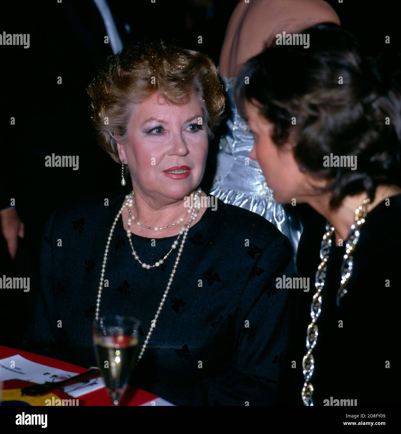 Als Gast Schauspielerin Eva Maria Bauer, Deutschland, 1988. Event guest ...