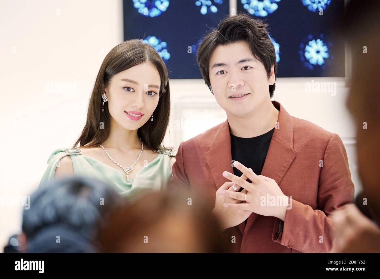 Renowned Chinese pianist Lang Lang and his wife, German-Korean pianist ...