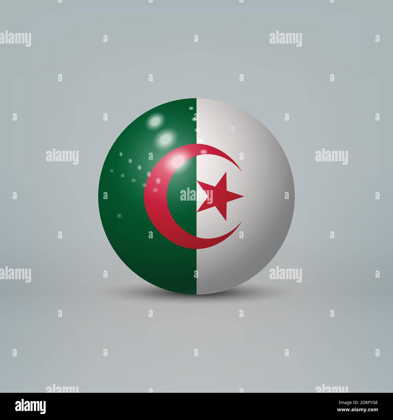 Soccer ball algeria flag Stock Vector Images - Alamy
