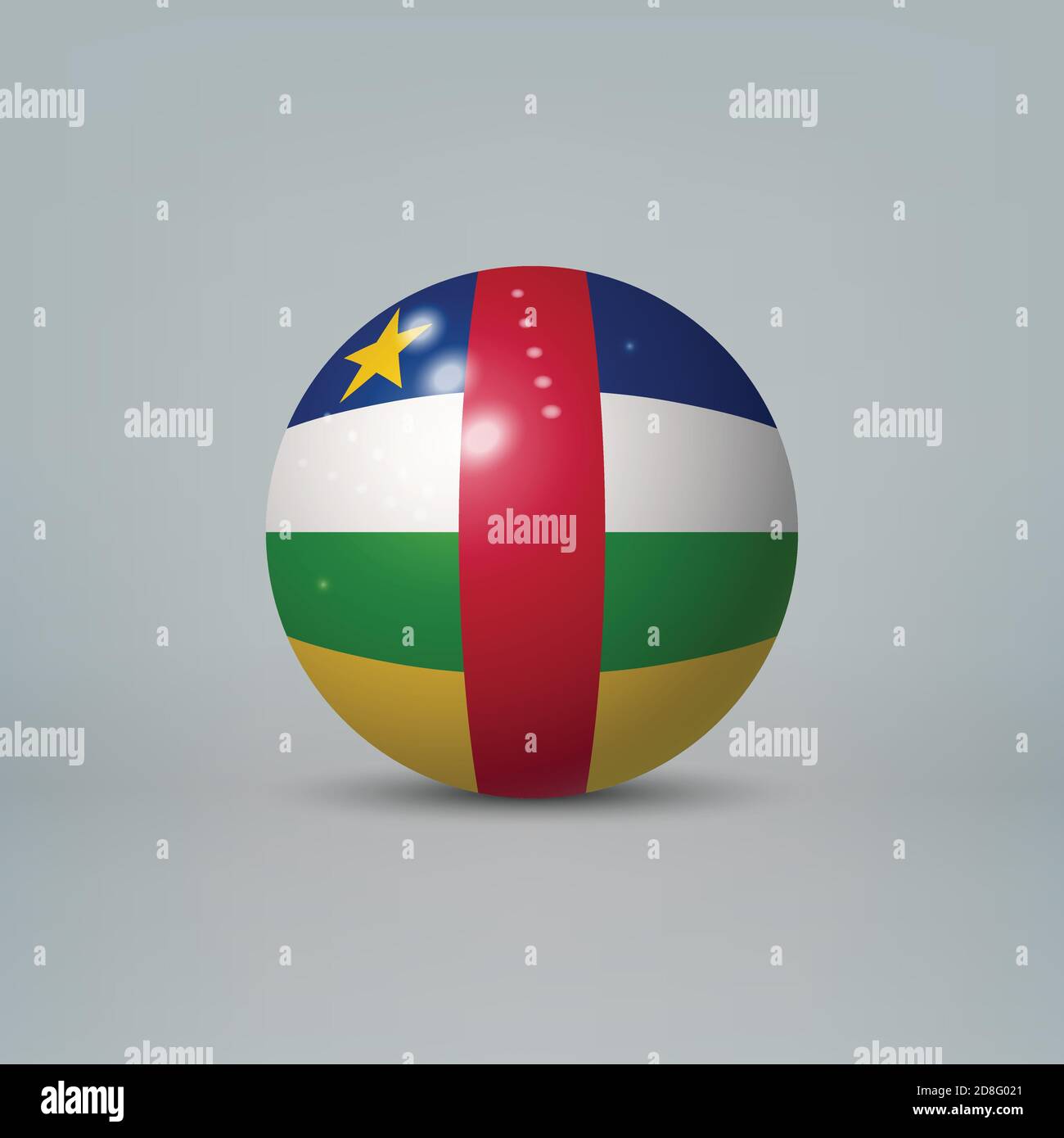 Central african republic ball Stock Vector Images - Alamy
