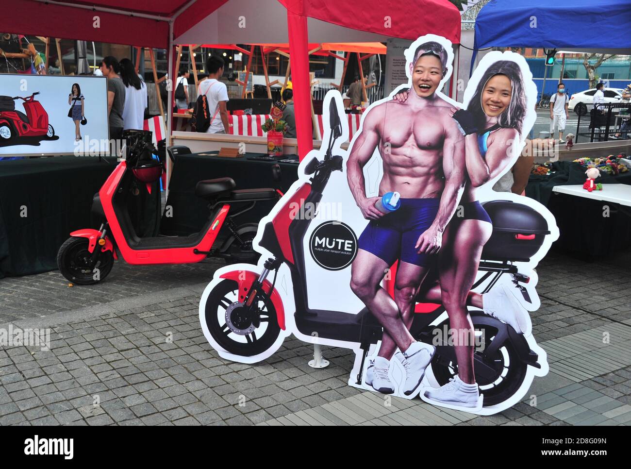 Tourists enjoy the Latin-America-themed night market by not only ...