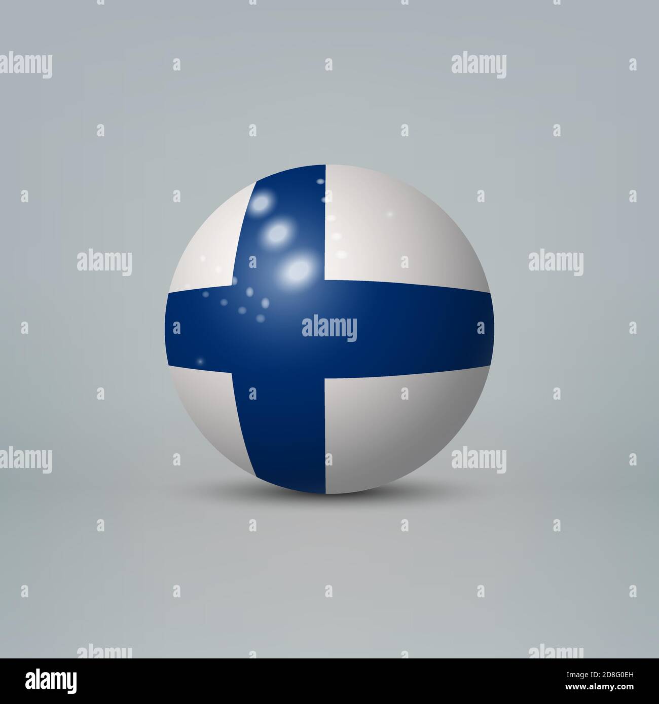Finland globe Stock Vector Images - Alamy
