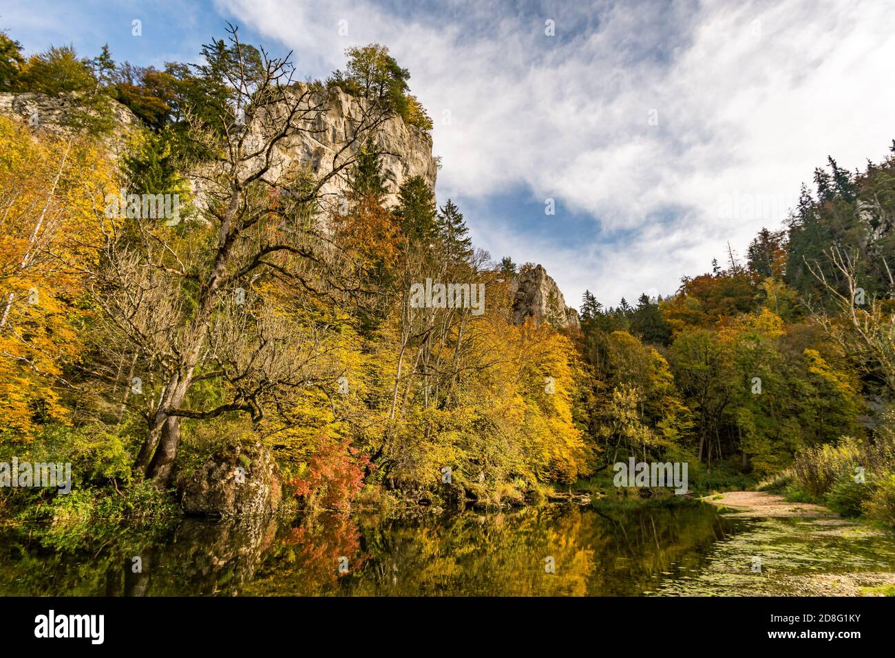 Fantastic autumn hike in the beautiful Danube valley at the Beuron ...