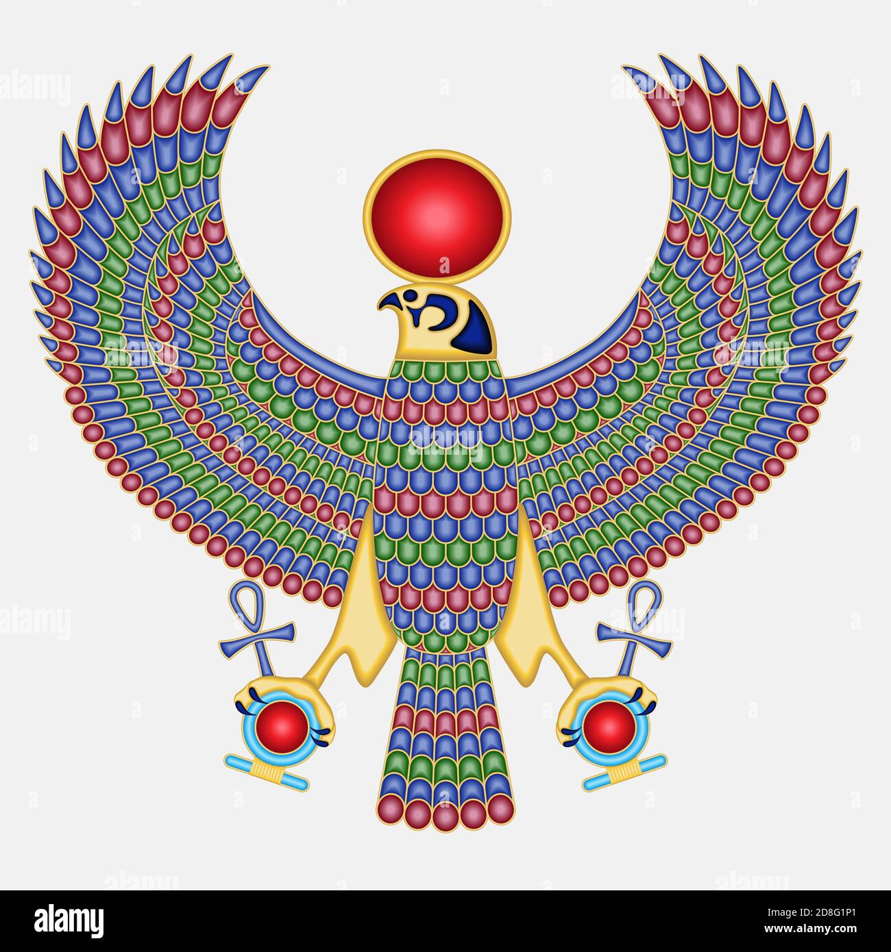 Golden artifact egypt Stock Vector Images - Alamy