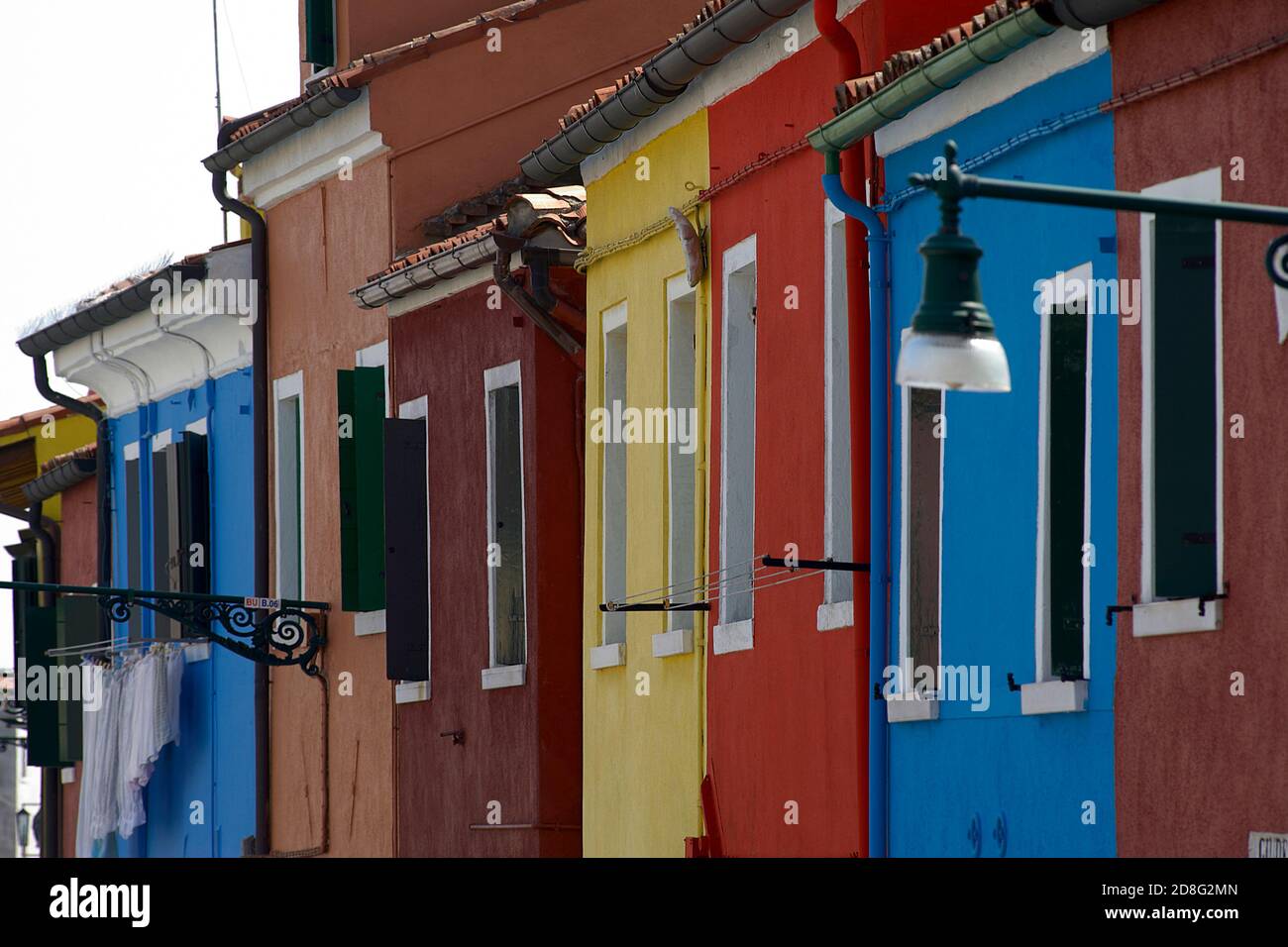 Burano (Ve),Italy,Isle of Burano, Venetian lagoon,a corner of the country with the typical ...