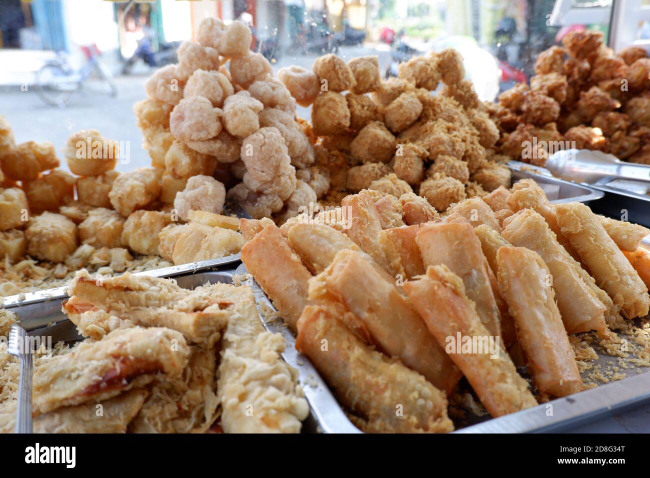 Gorengan is a typical snack from Indonesia, usually consists of fried ...