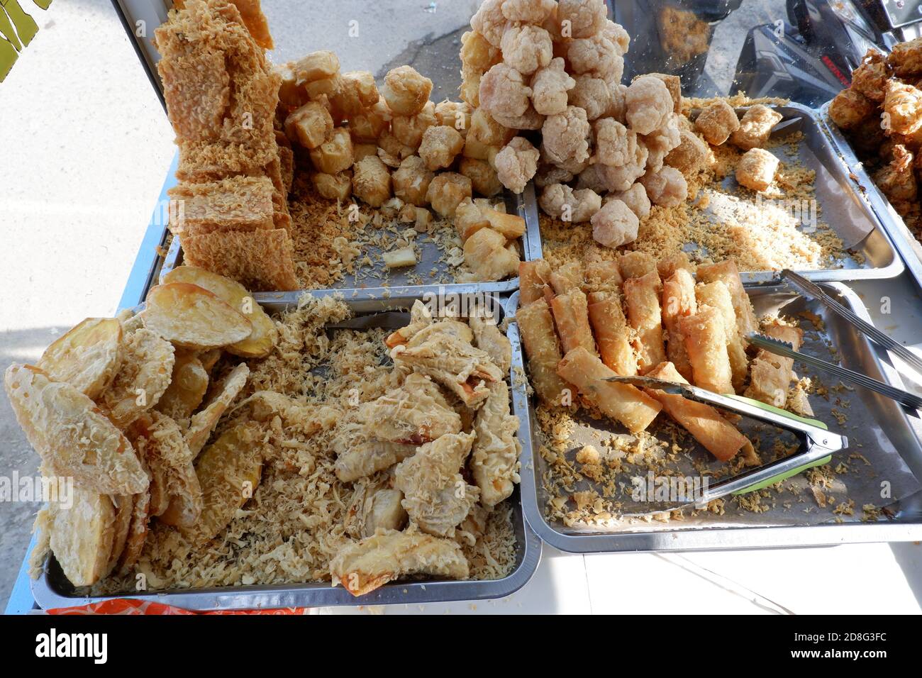 Gorengan is a typical snack from Indonesia, usually consists of fried ...