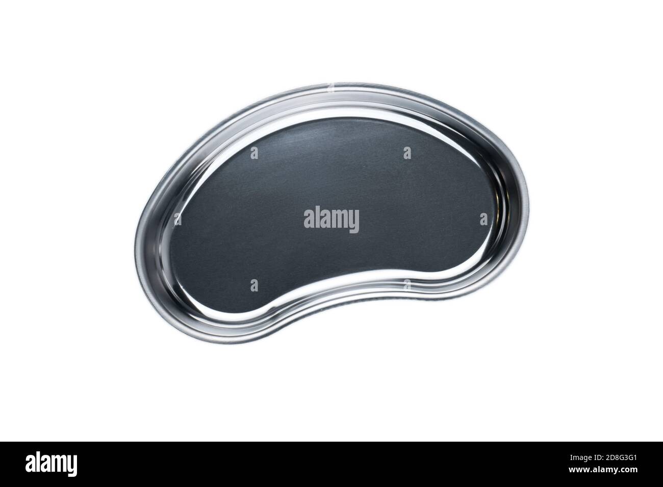 Photo of kidney-shaped bowl on isolated white background Stock Photo ...