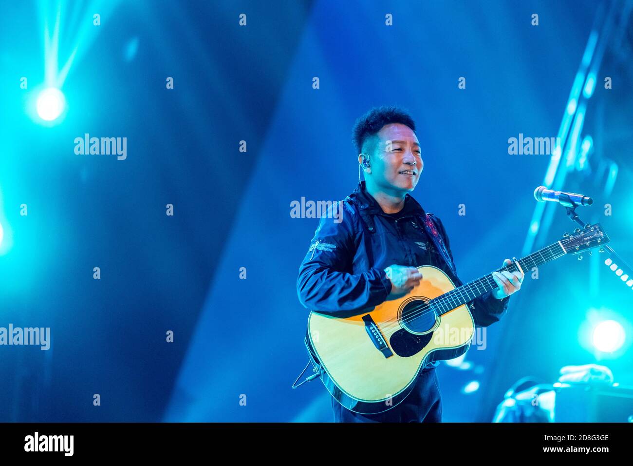 Chinese rock musician Xu Wei attends Love Radio Award Ceremony in ...