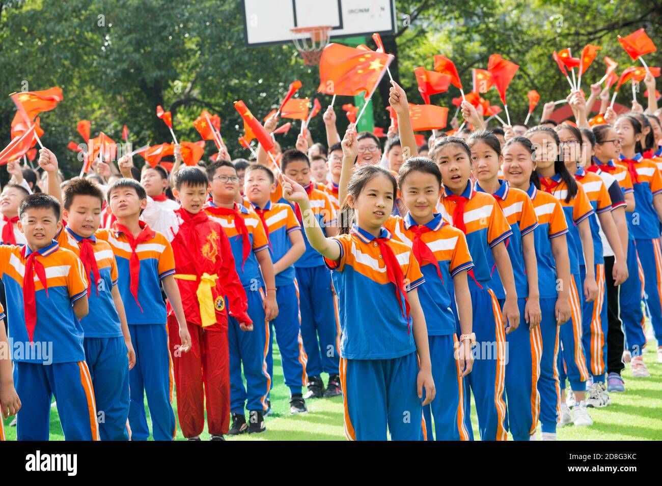 Children at the Rugao Foreign Language School celebrate National Day in ...