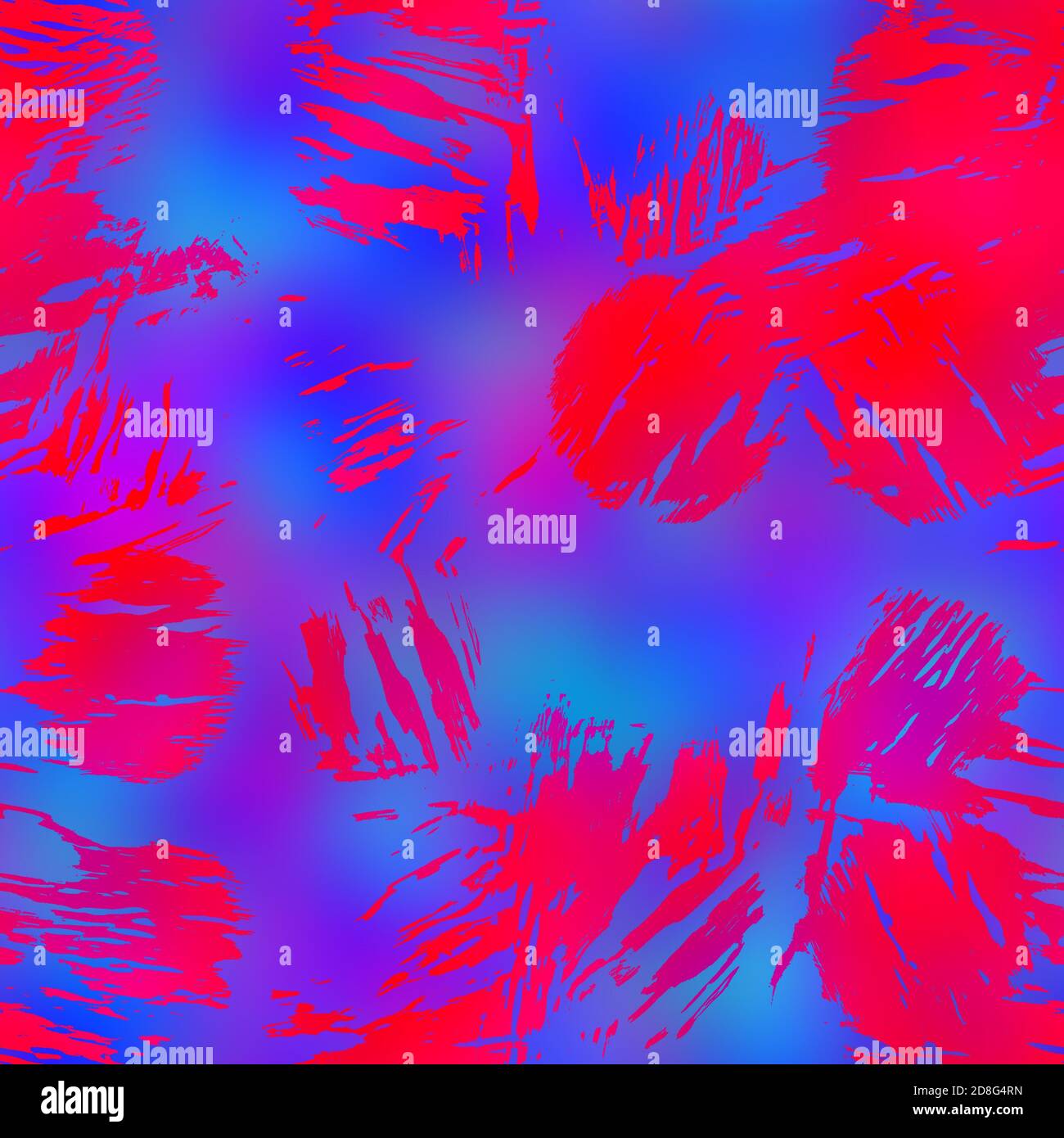 Seamless intense red and blue leaf pattern Stock Photo - Alamy