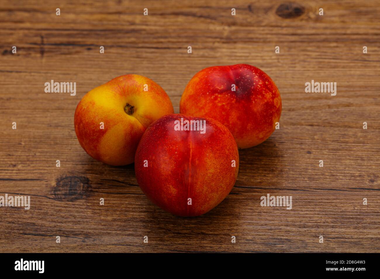 Ripe sweet tasty red Nectarine fruit Stock Photo - Alamy