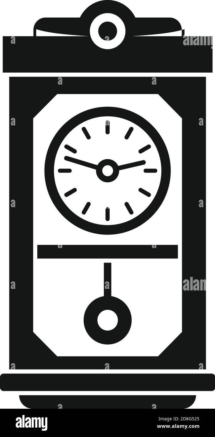 House pendulum clock icon, simple style Stock Vector Image & Art - Alamy