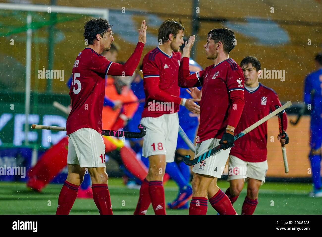 AMSTERDAM, NETHERLANDS - OCTOBER 29: Phil Roper of Great Brittain (L ...